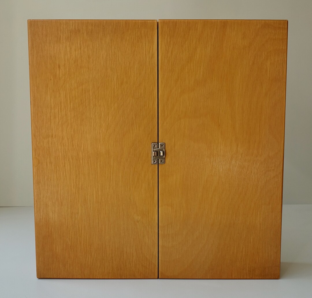 Excellent Condition 1970s 1980s Ash Wood Storage Box Keepsake Gift ...