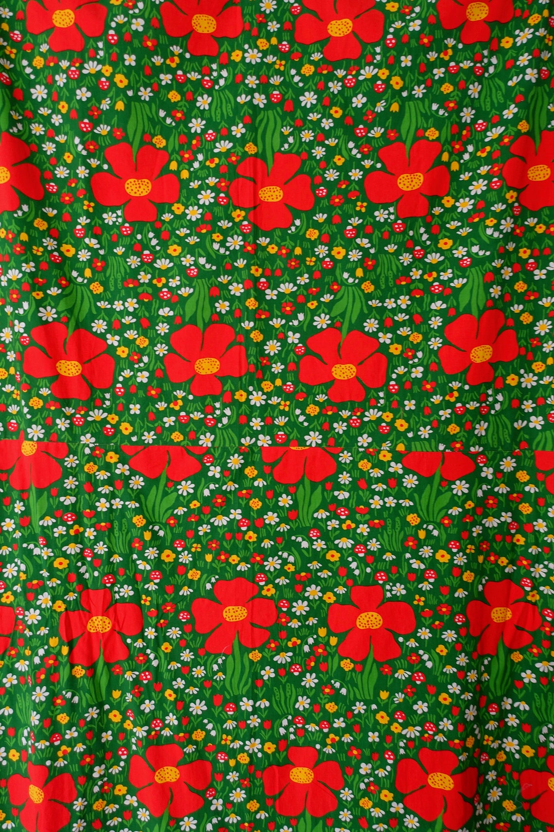 Exc. Condition Anna-lena Emdén IKEA Great Flower Patterned Large Piece ...
