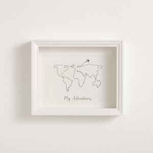 Adventure Memory Box Personalised My Adventures Travel Gift Idea Memory ...