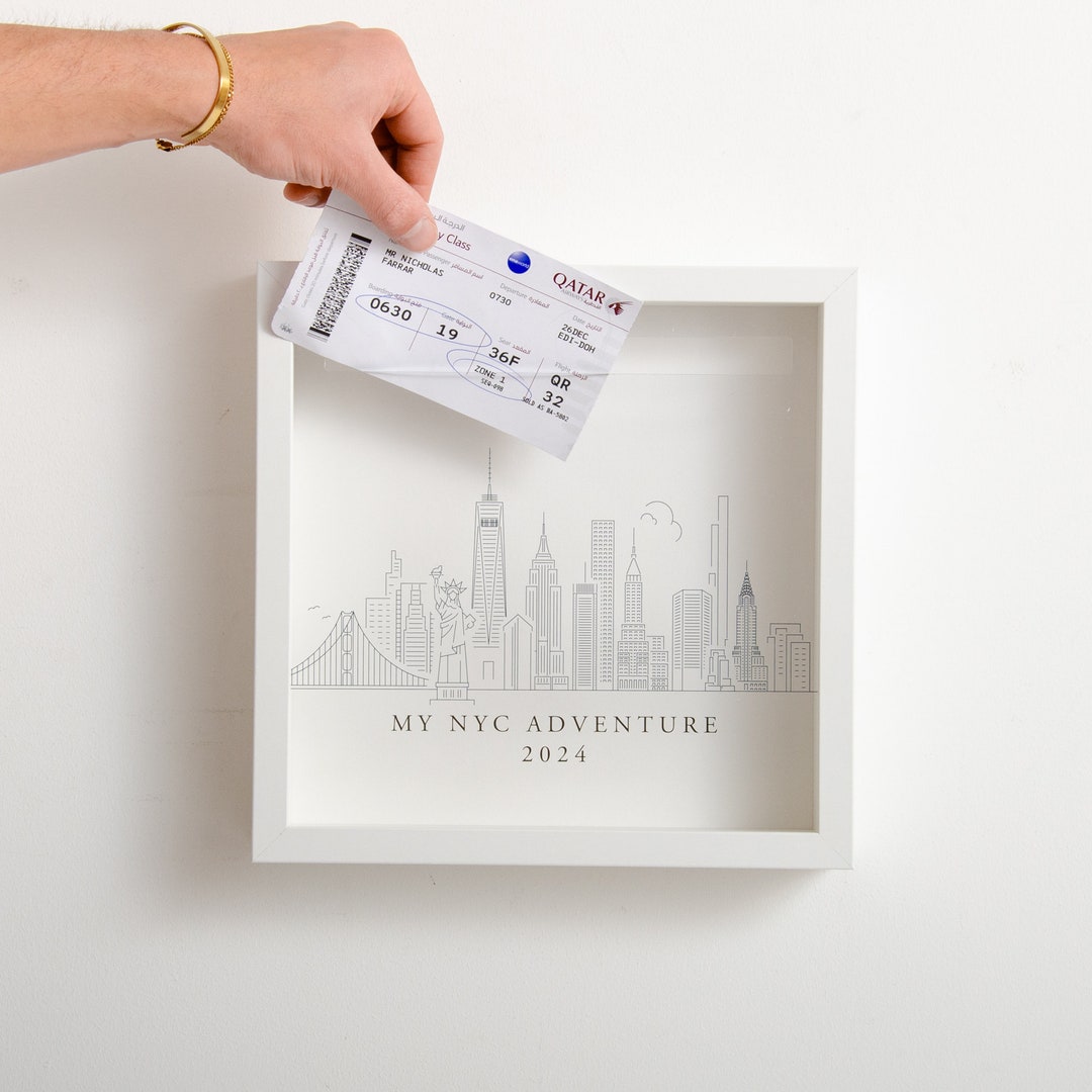 New York City Skyline Adventures Memory Box Personalised My Adventures ...