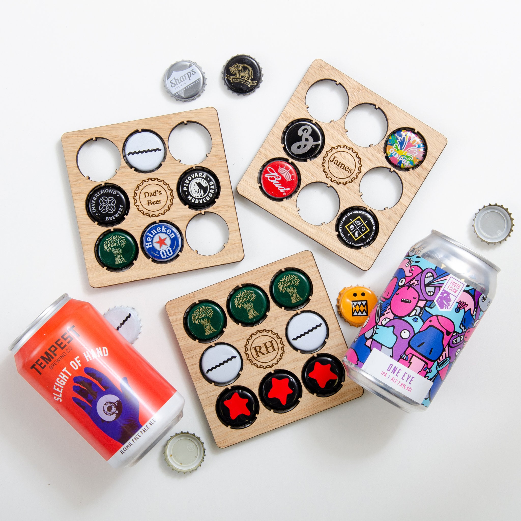 Beer Cap Coaster Beer Personalised Bottle Cap Coaster Gift Craft Beers ...