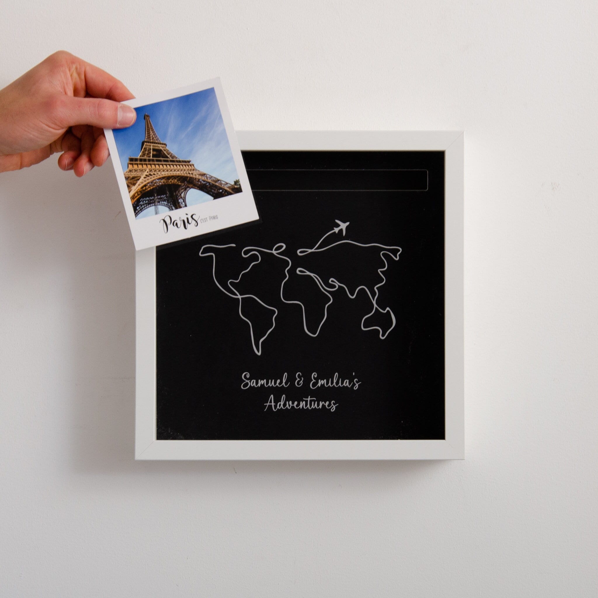 Personalised Adventures Memory Box | Travel Ticket & Photo Frame ...