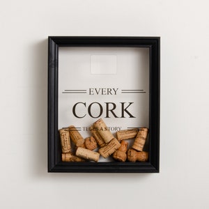 Every Cork Tells A Story Cork Holder Frame Wine Cork Frame Holder ...
