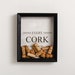 Every Cork Tells A Story Cork Holder Frame Wine Cork Frame Holder ...