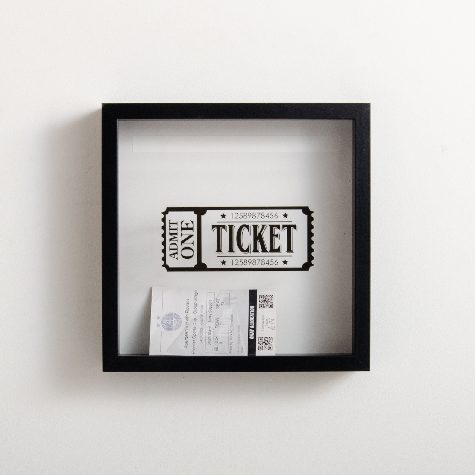 Personalised Ticket Memory Box | Admit One Travel Ticket Holder ...