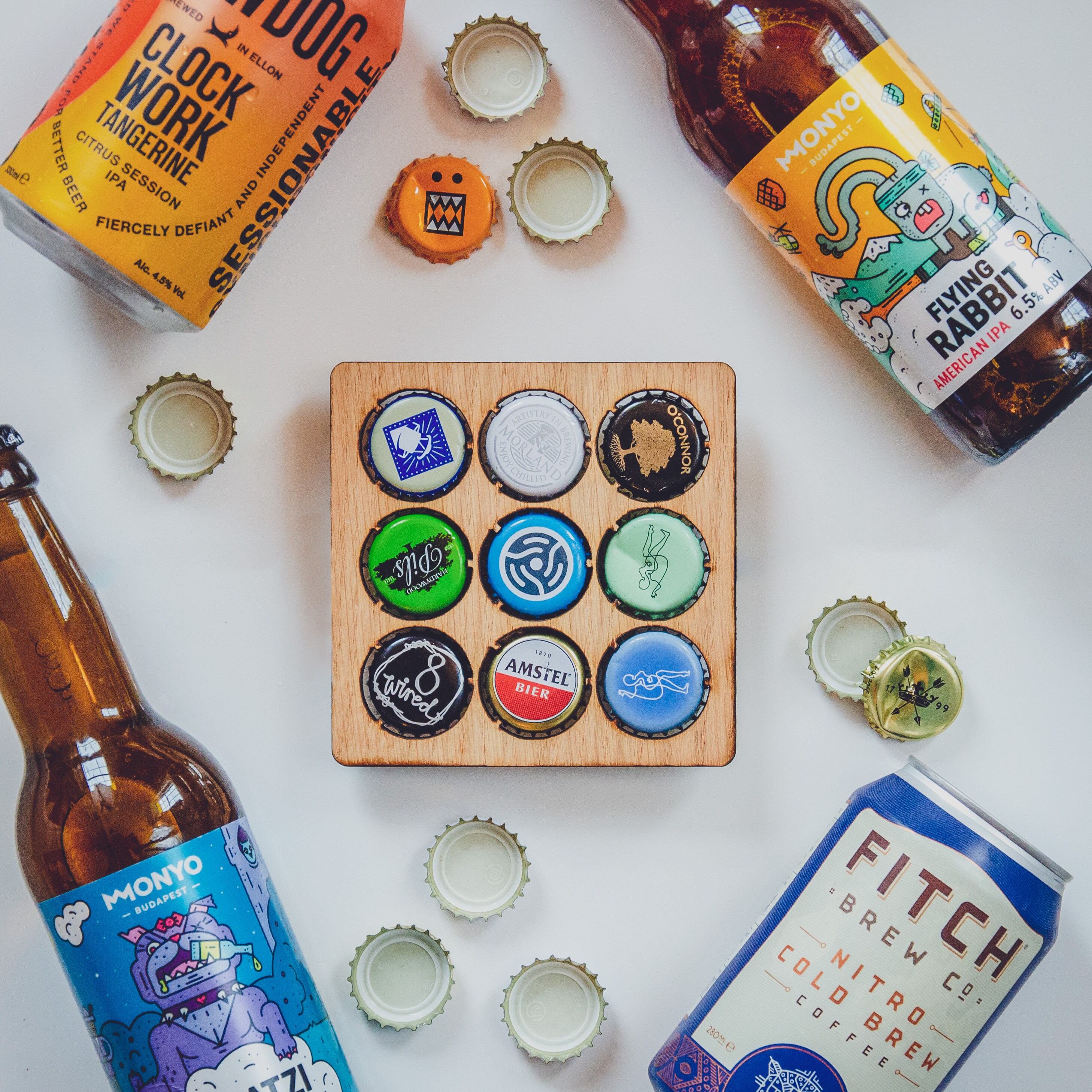 Beer Cap Coaster Beer Bottle Cap Coaster Gift Craft Beers | Etsy