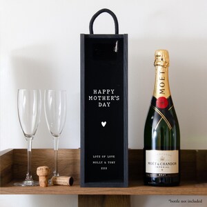 Mothers Day Gift Box Personalised Bottle Box Mother Mum Personalised ...