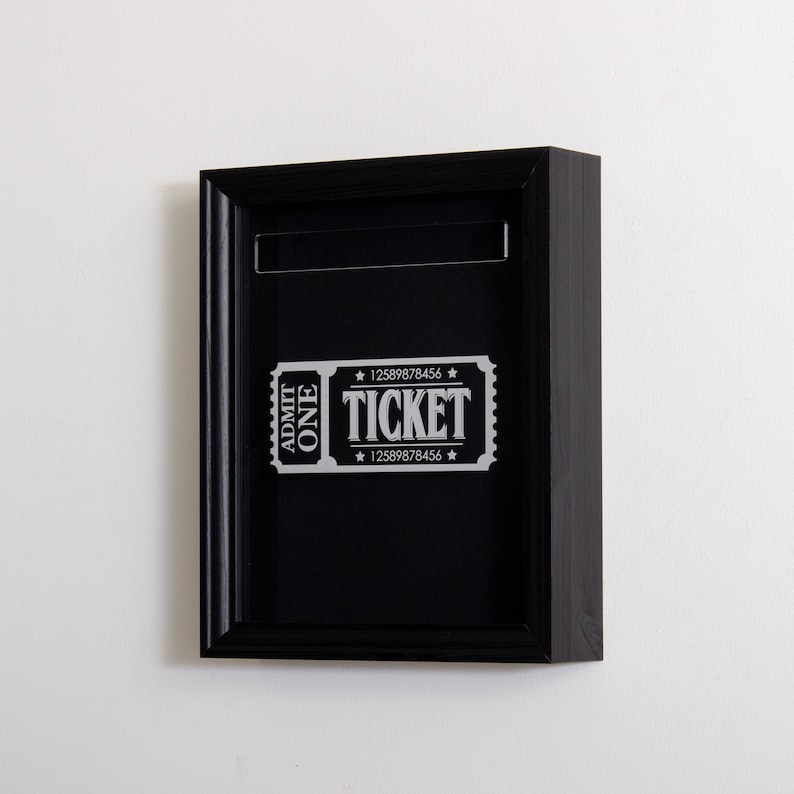 Personalised Ticket Memory Box | Admit One Travel Ticket Collector ...