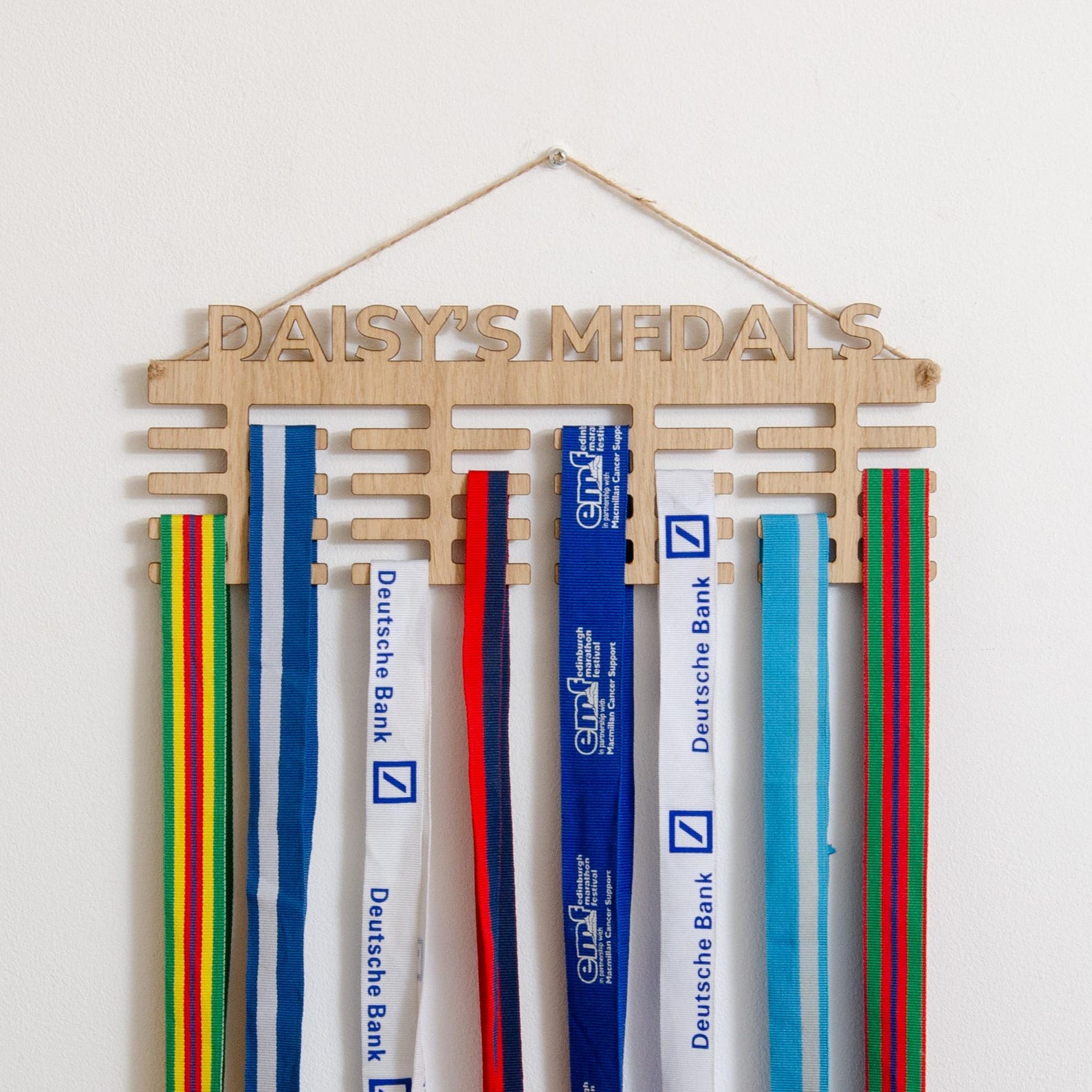 Personalised Marathon Medal Display Board | Running & Triathlon ...