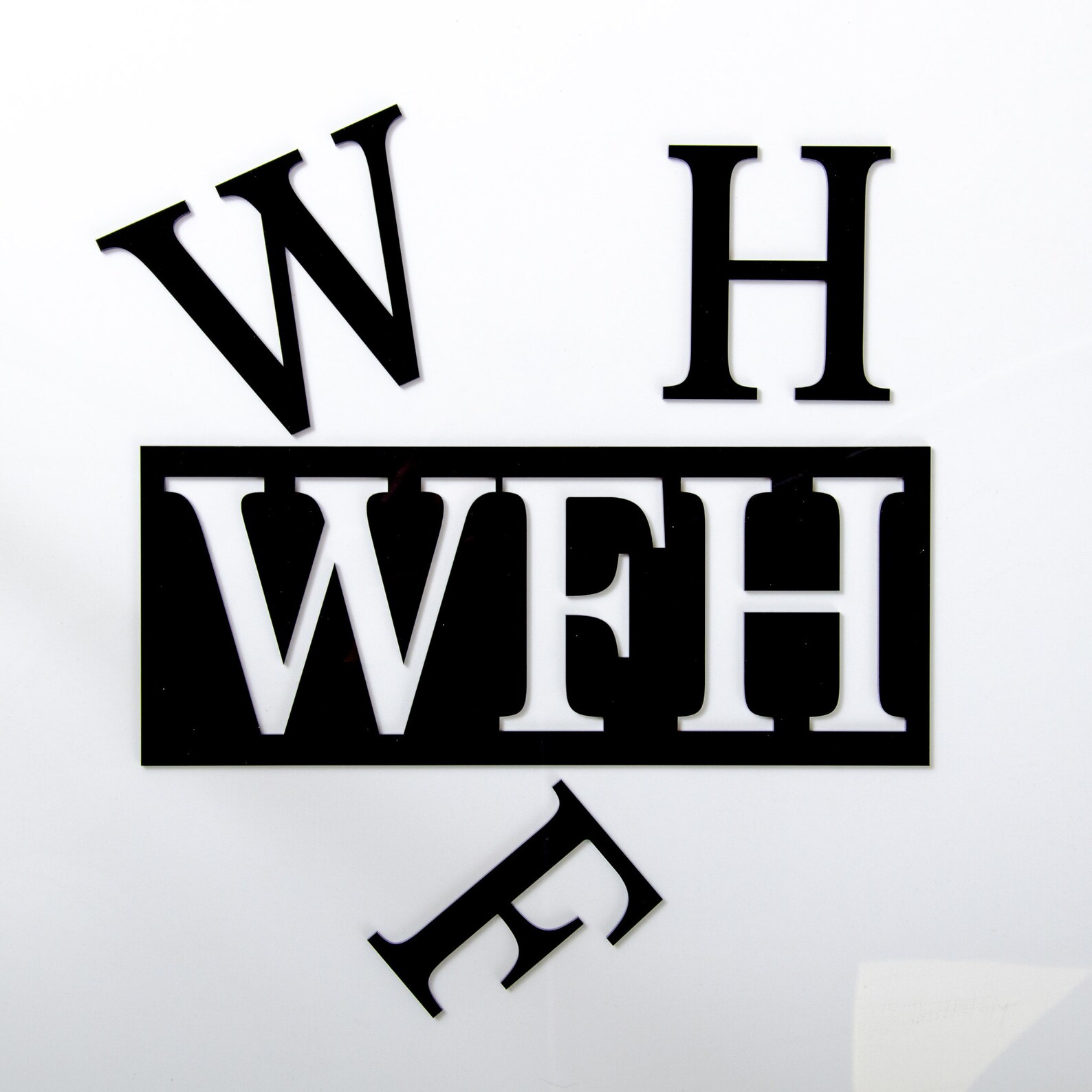 WFH Work From Home Wall Art Signs Office Wall Decor | Etsy