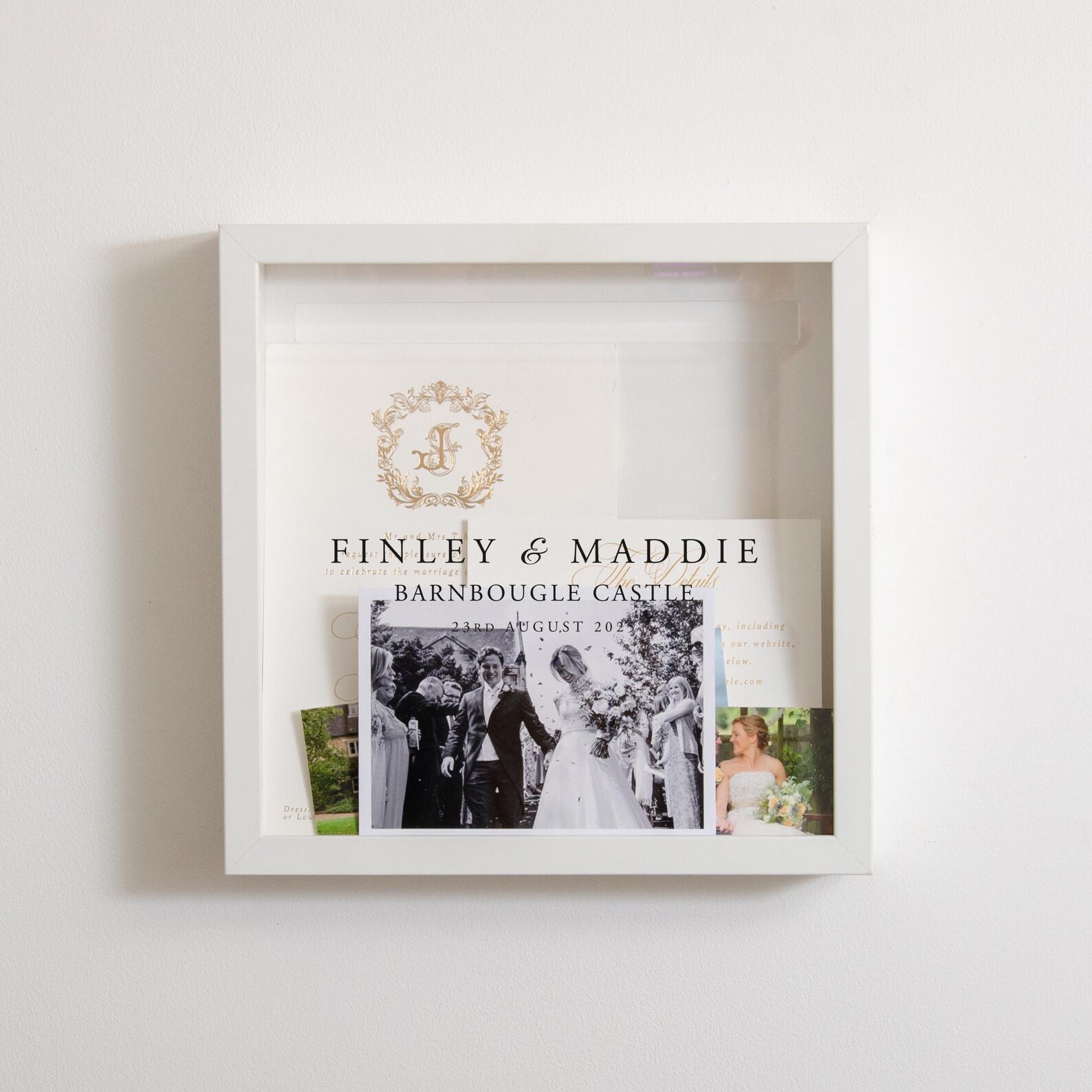 Wedding Keepsake Memory Box Frame | Personalised Gift for Couples - Etsy