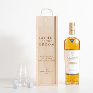 Father of the Bride Personalised Bottle Box | Father of the Groom ...