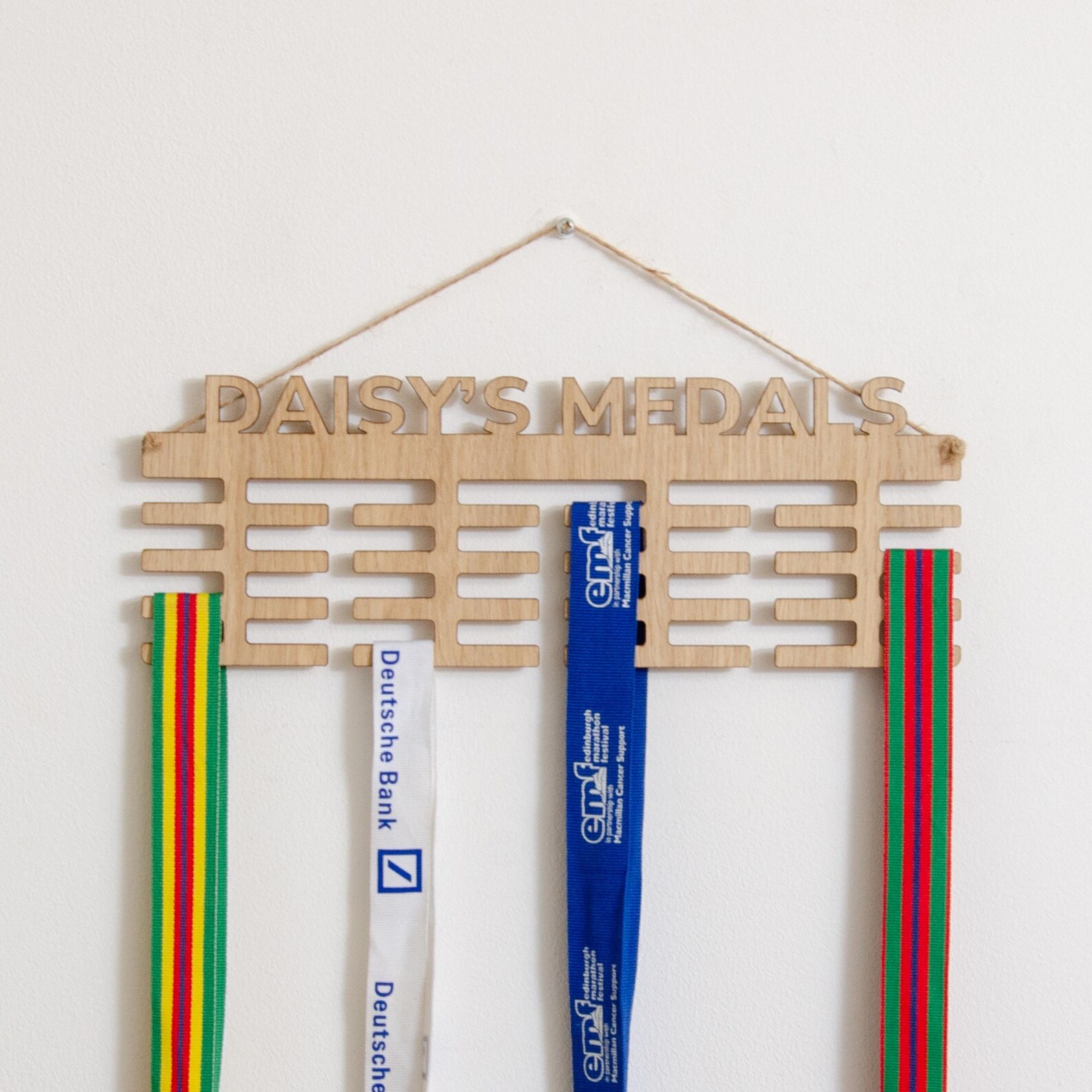 Personalised Marathon Medal Display Board | Running & Triathlon ...