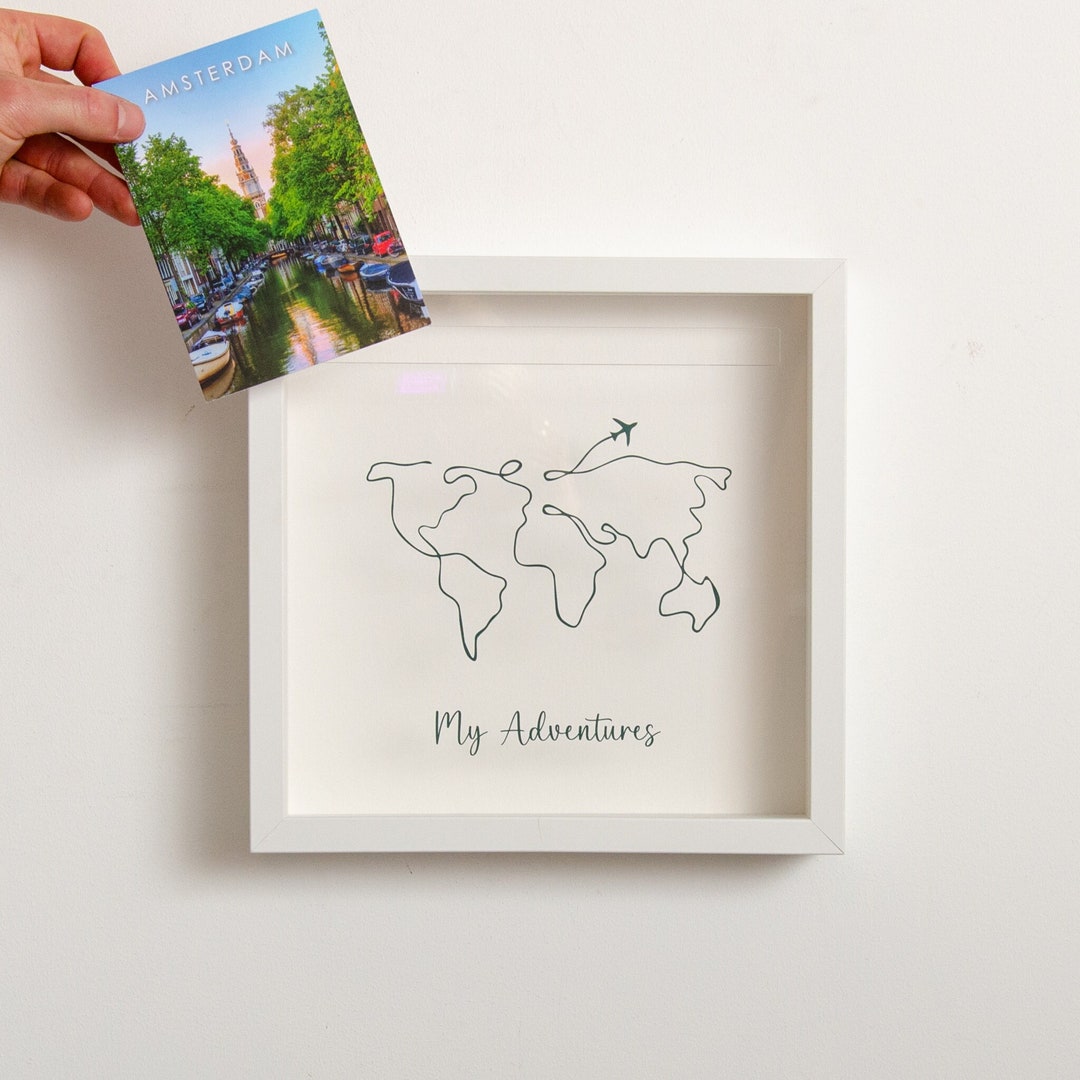 Personalised Adventures Memory Box | Travel Ticket & Photo Keepsake ...
