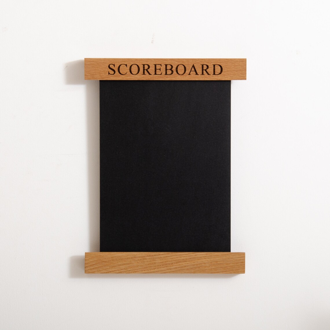 Personalised Wooden Chalkboard Scoreboard | Games Room Notice Board ...