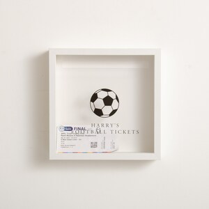 Personalised Football Tickets Memory Box | Team Keepsake | Picture ...