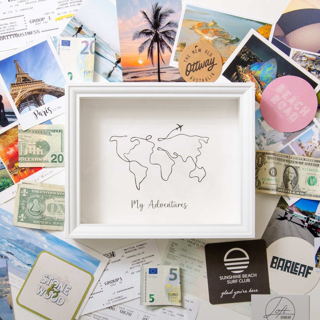 Adventures Memory Box Personalised My Adventures Memory Ticket Picture ...
