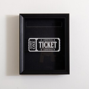 Personalised Ticket Memory Box | Admit One Travel Ticket Collector ...