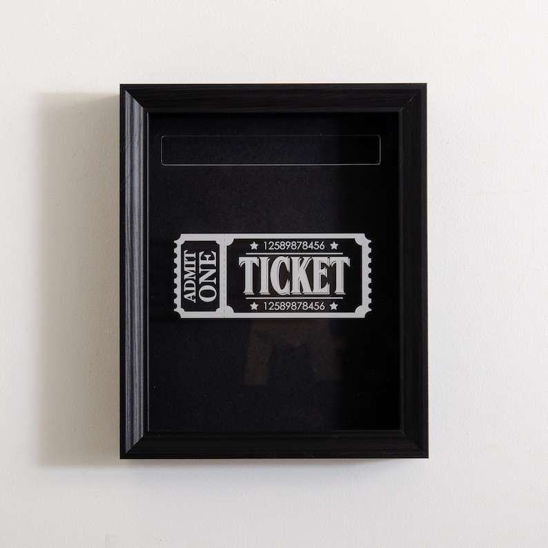 Personalised Ticket Memory Box | Admit One Travel Ticket Collector ...