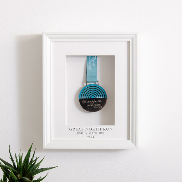 Framed Marathon Medal - Etsy UK