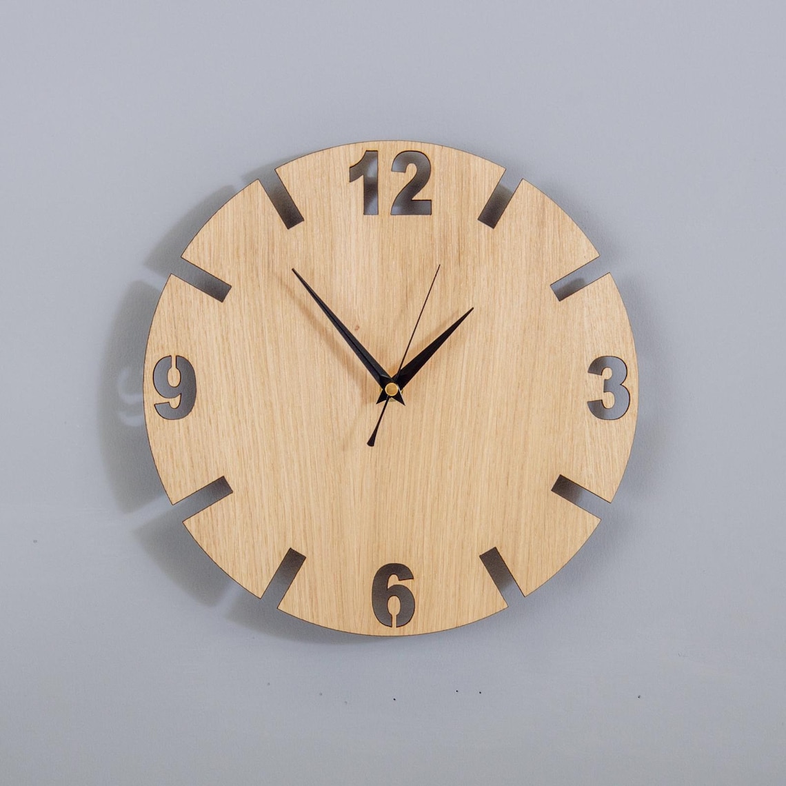 Personalised Wooden Family Clock House Clock New Home Wedding - Etsy UK