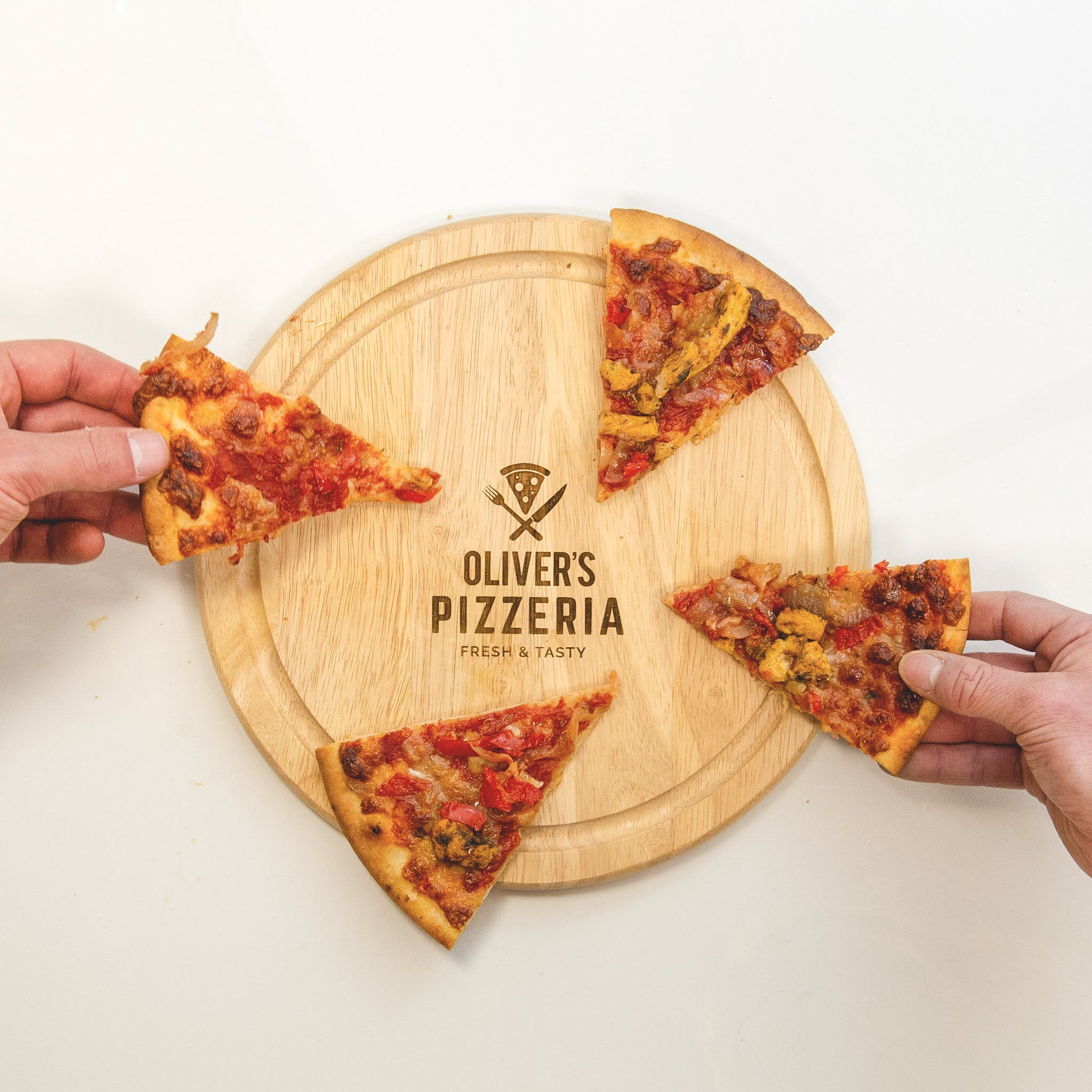 Personalised Pizza Board Pizzeria Chopping Board Pizza Slice | Etsy