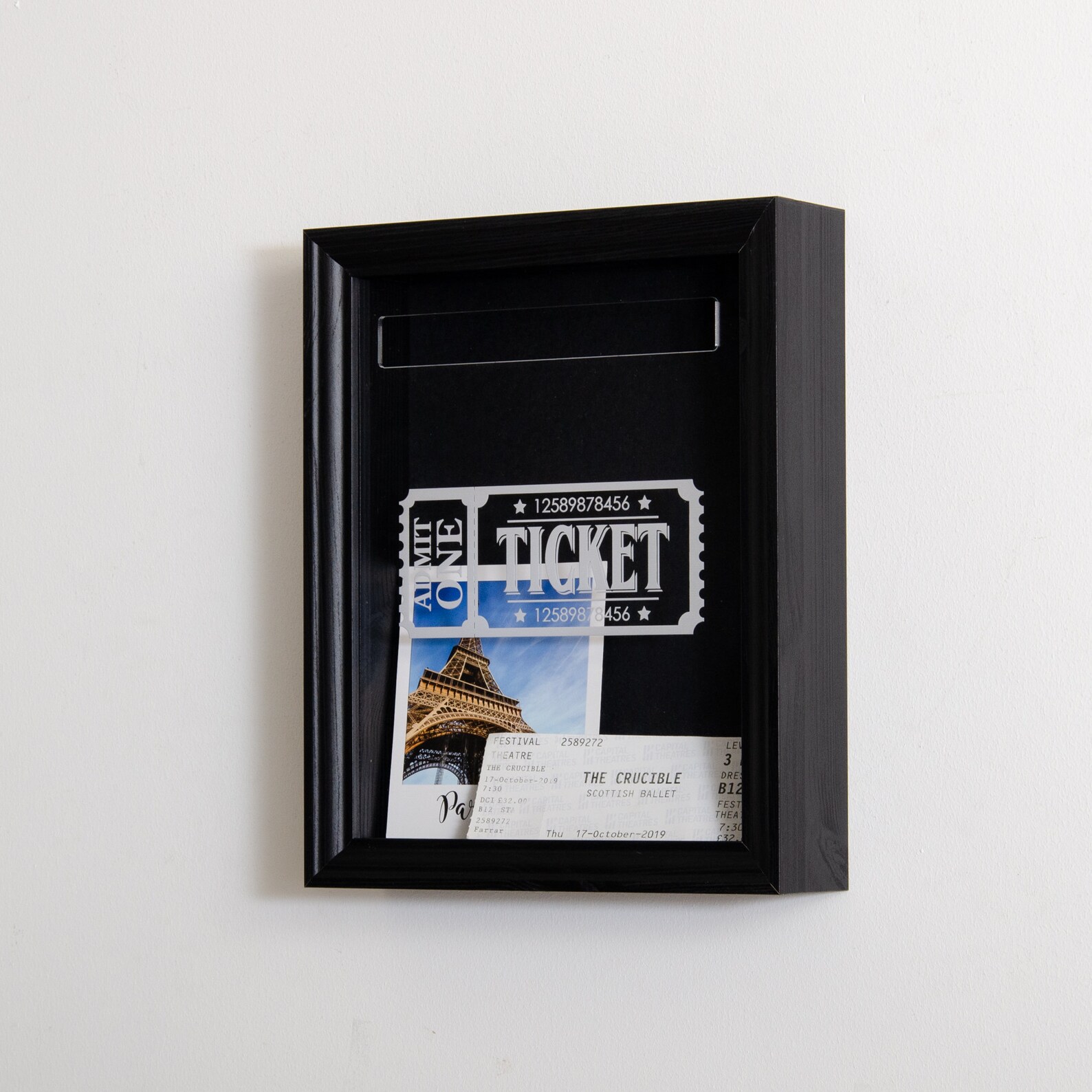 Personalised Ticket Memory Box | Admit One Travel Ticket Collector ...