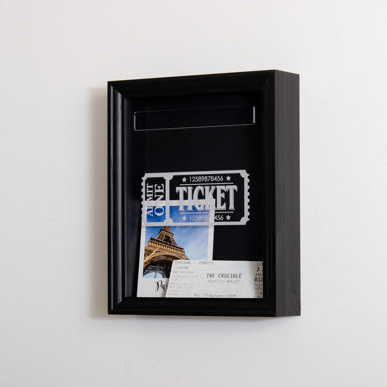Personalised Ticket Memory Box | Admit One Travel Ticket Collector ...