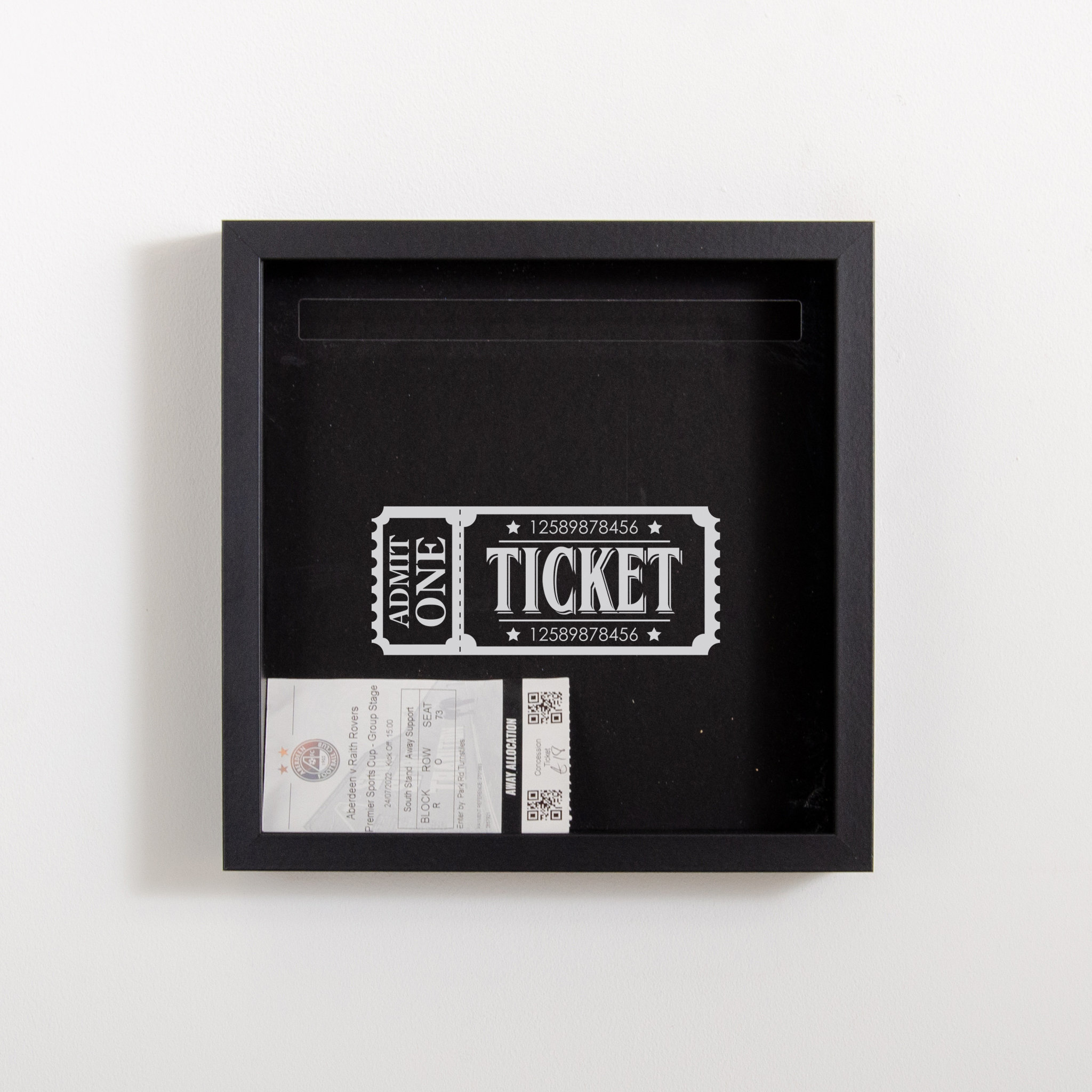 Personalised Ticket Memory Box | Admit One/two Travel Ticket Holder ...
