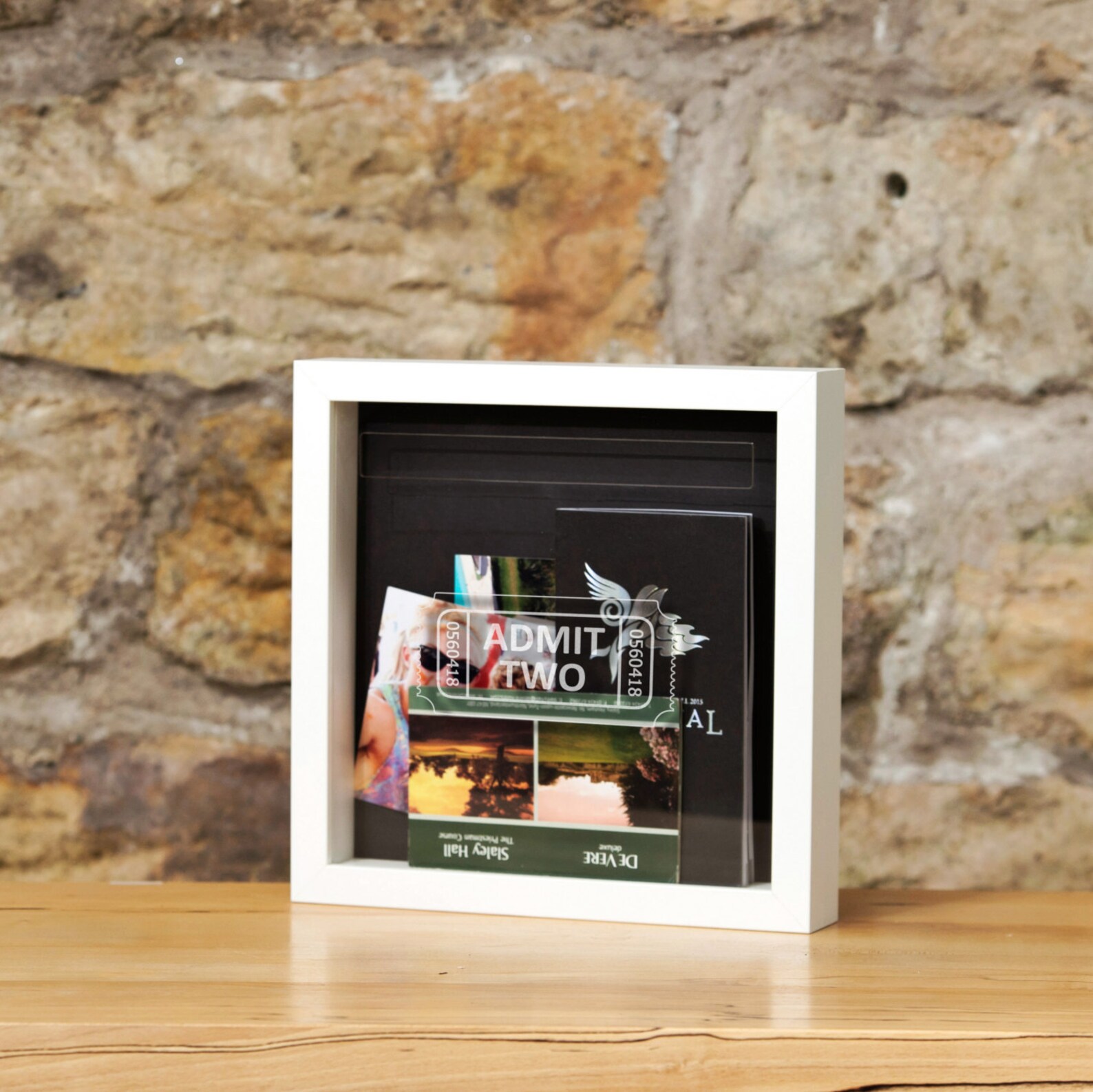 Ticket Memory Box Frame for Tickets Personalised Admit One - Etsy UK