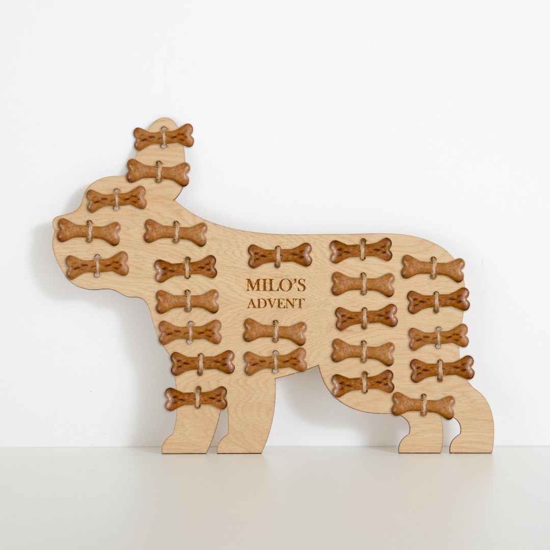 French Bulldog Dog Advent Calendar Christmas French Bulldog Dog Treats ...