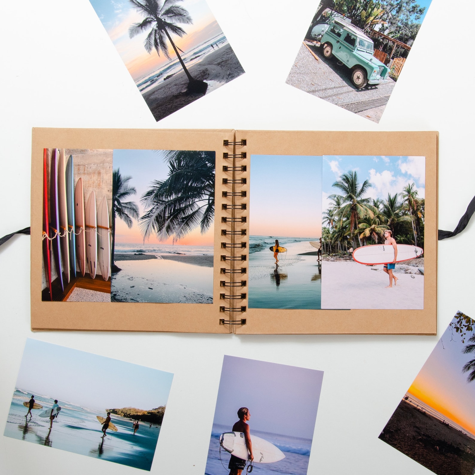 Personalised Travel Adventures Scrapbook | Photo & Ticket Memory Book ...