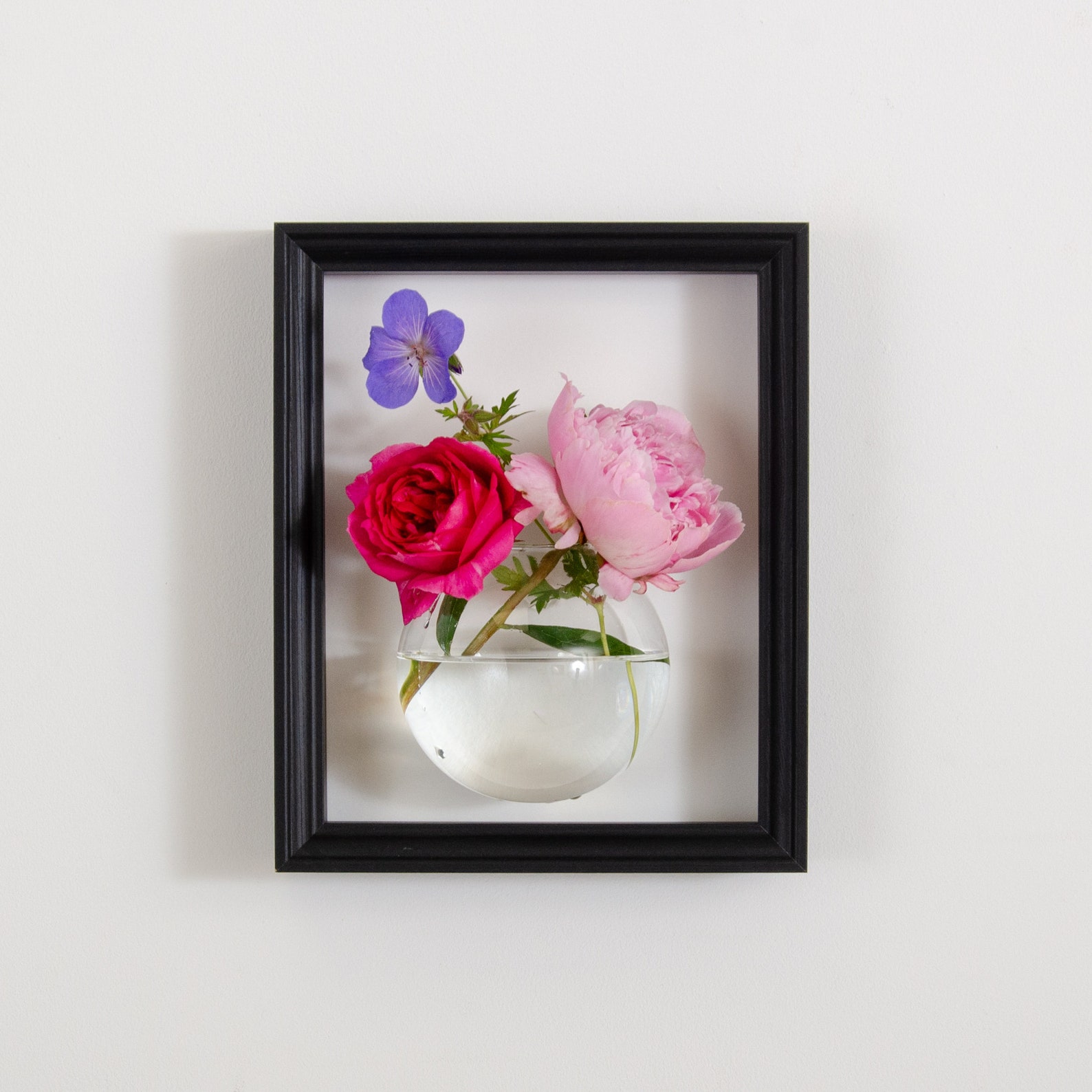 Flower Vase Display Frame | Home Wall Decor | Unique Gifts for Her or ...