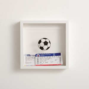 Personalised Football Tickets Memory Box | Team Keepsake | Picture ...