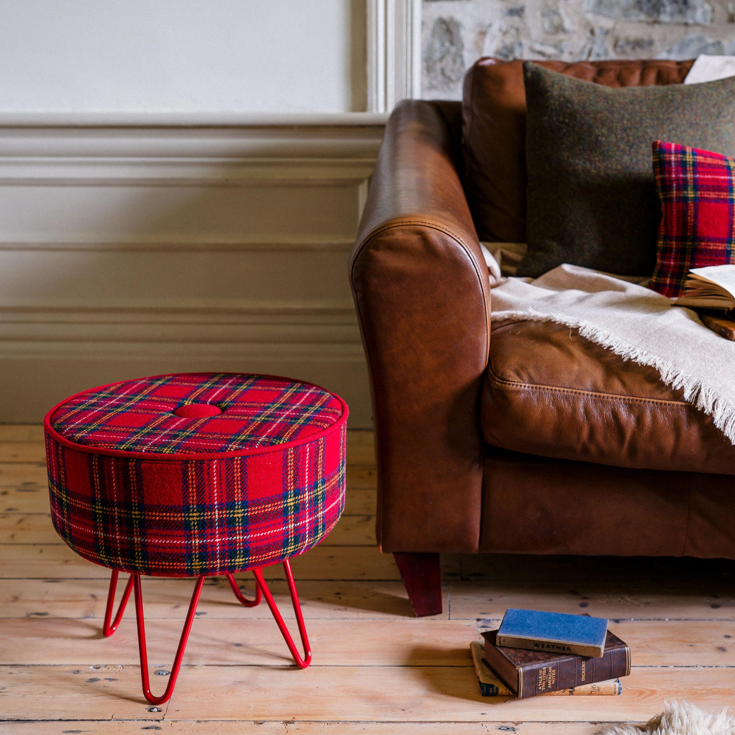Button Footstool Etsy