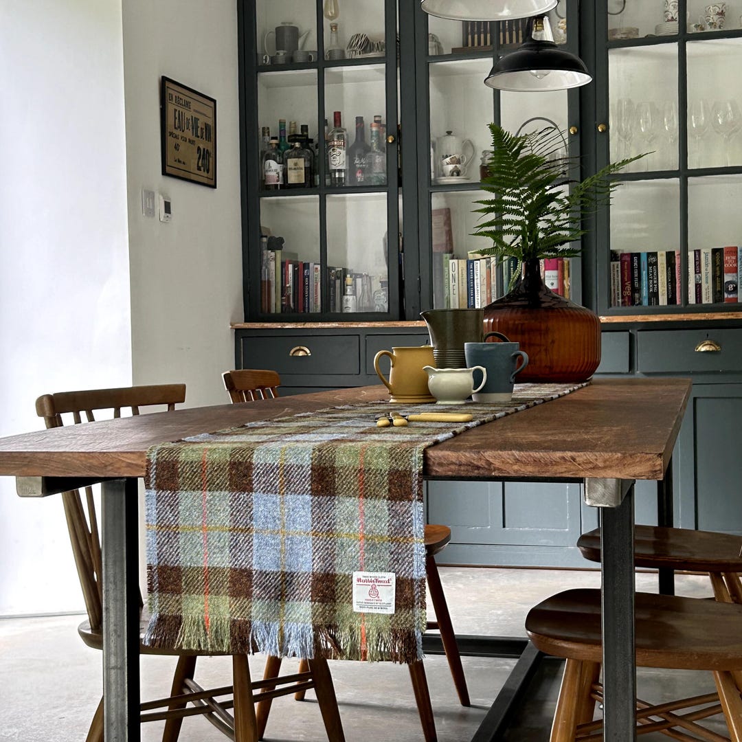 Harris Tweed Macleod Tartan - Luxury Table Runner - Etsy