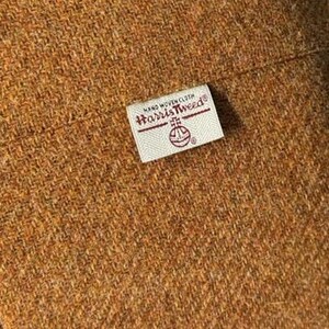 Harris Tweed Terracotta Footstool With Steel Hairpin Legs - Etsy
