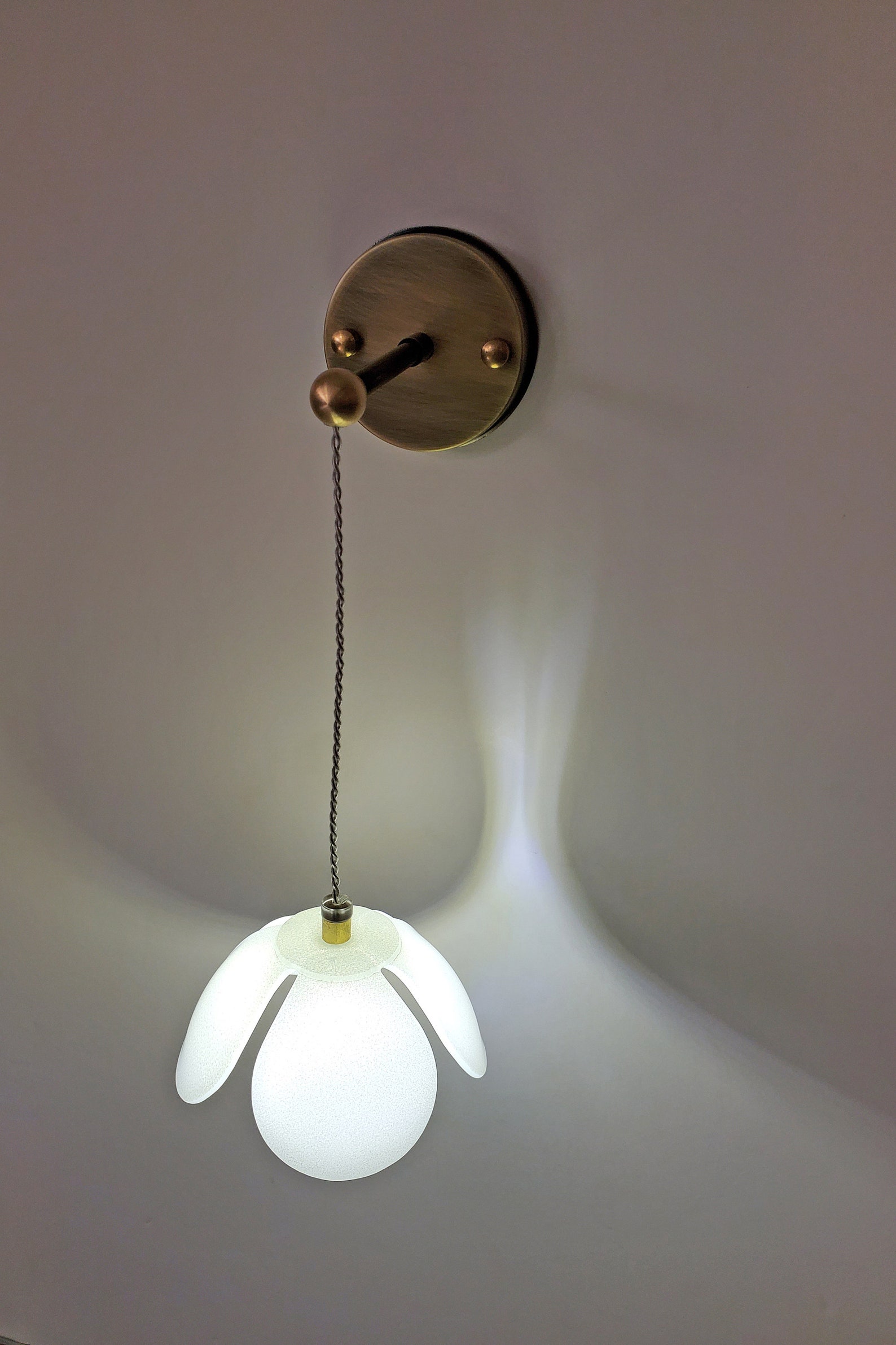 Flower Wall Light Sconce. Wall Lamp. | Etsy