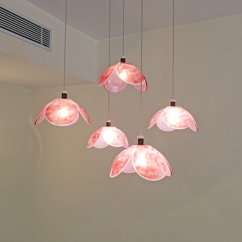 Pink Pendant Light - Etsy Australia