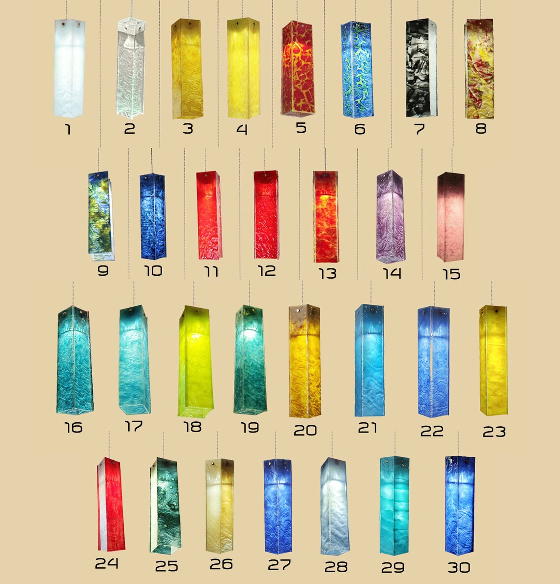 Fused Glass Pendant Lights. Ceiling Lights Pendant Lighting - Etsy