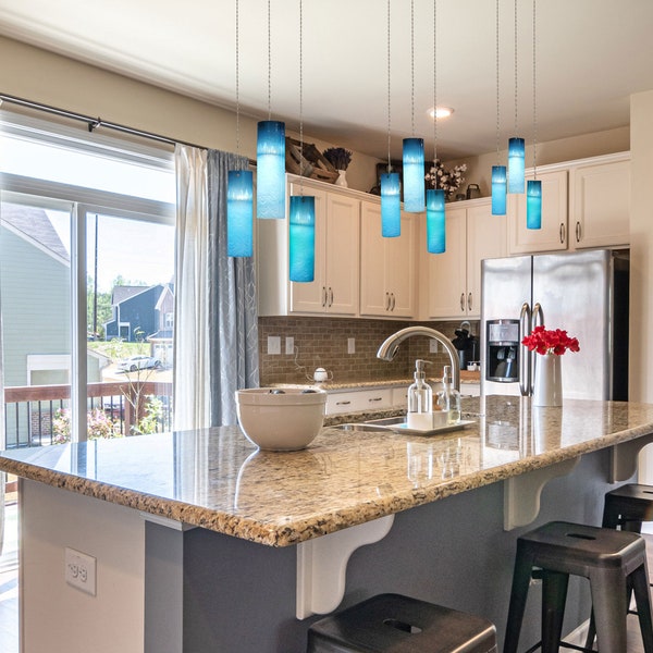 Glass Pendant Lights - Etsy