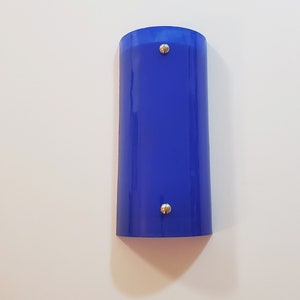 Art Glass Wall Sconce in Organic Blue. Lighting Sconce. Living Room ...