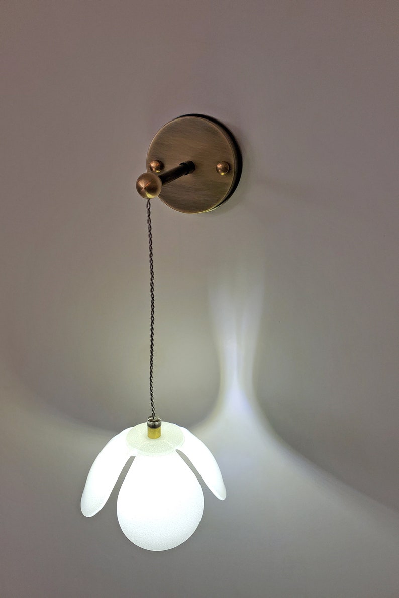 Flower Wall Light Sconce. Wall Lamp. | Etsy