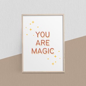 You Are Magic Poster, Kids Boho Print, Magical, Fairytale ...