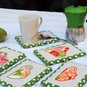 In the Hoop Mug Rug - 3 Different Designs - in the Hoop Projects, in ...