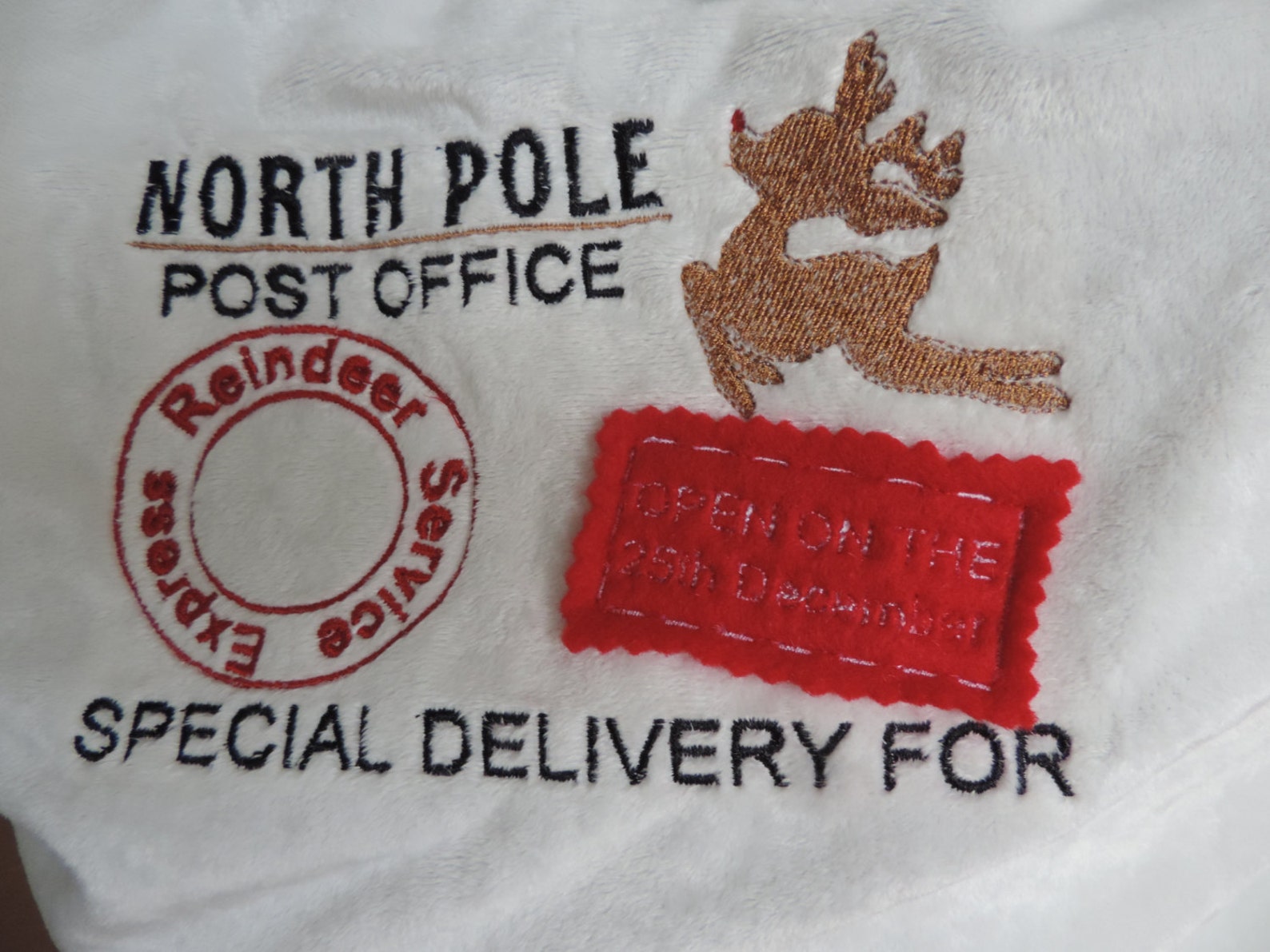 Santa Sack Embroidery Design, Christmas Embroidery Design, North Pole ...