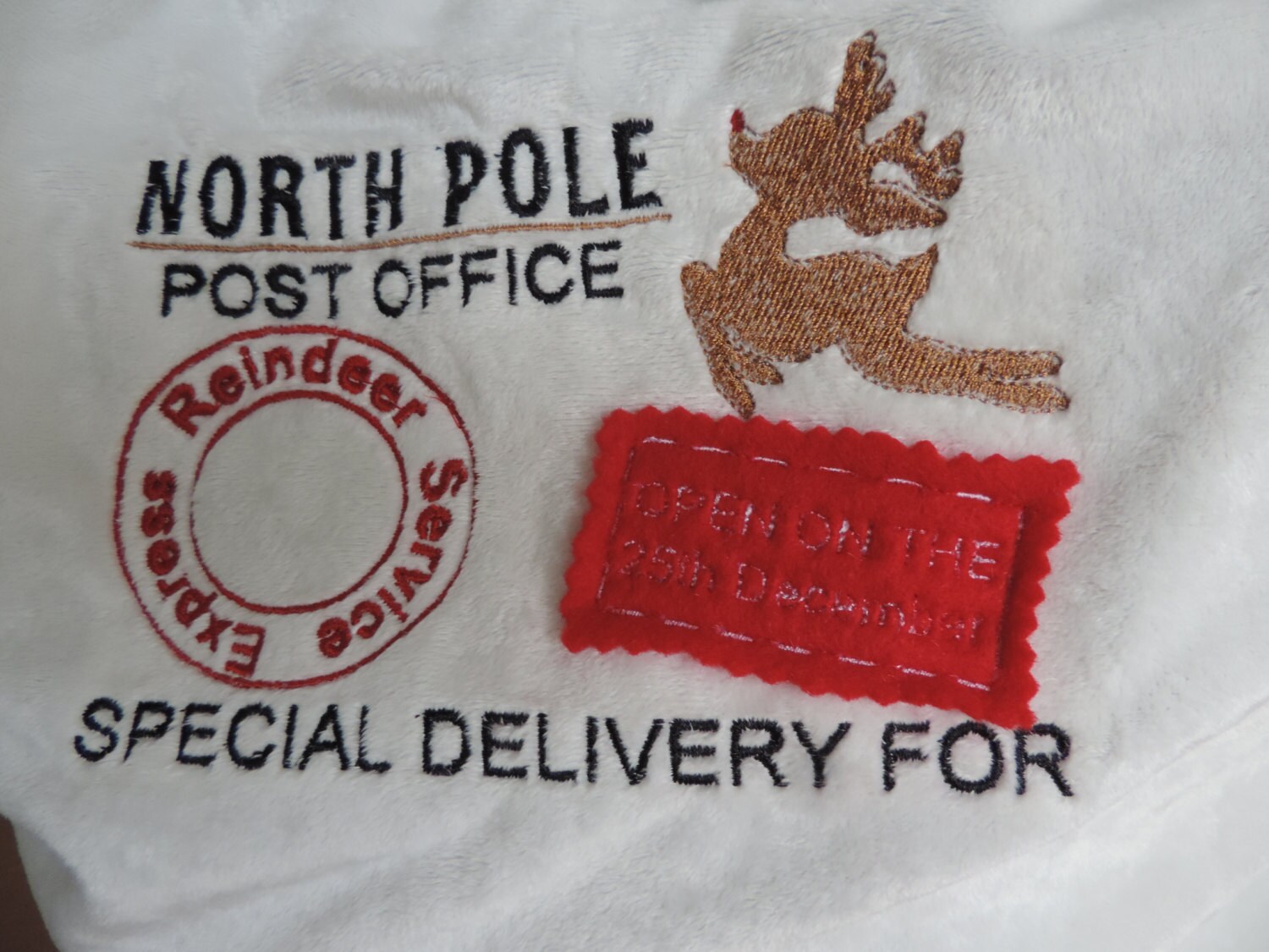 Santa Sack Embroidery Design, Christmas Embroidery Design, North Pole ...