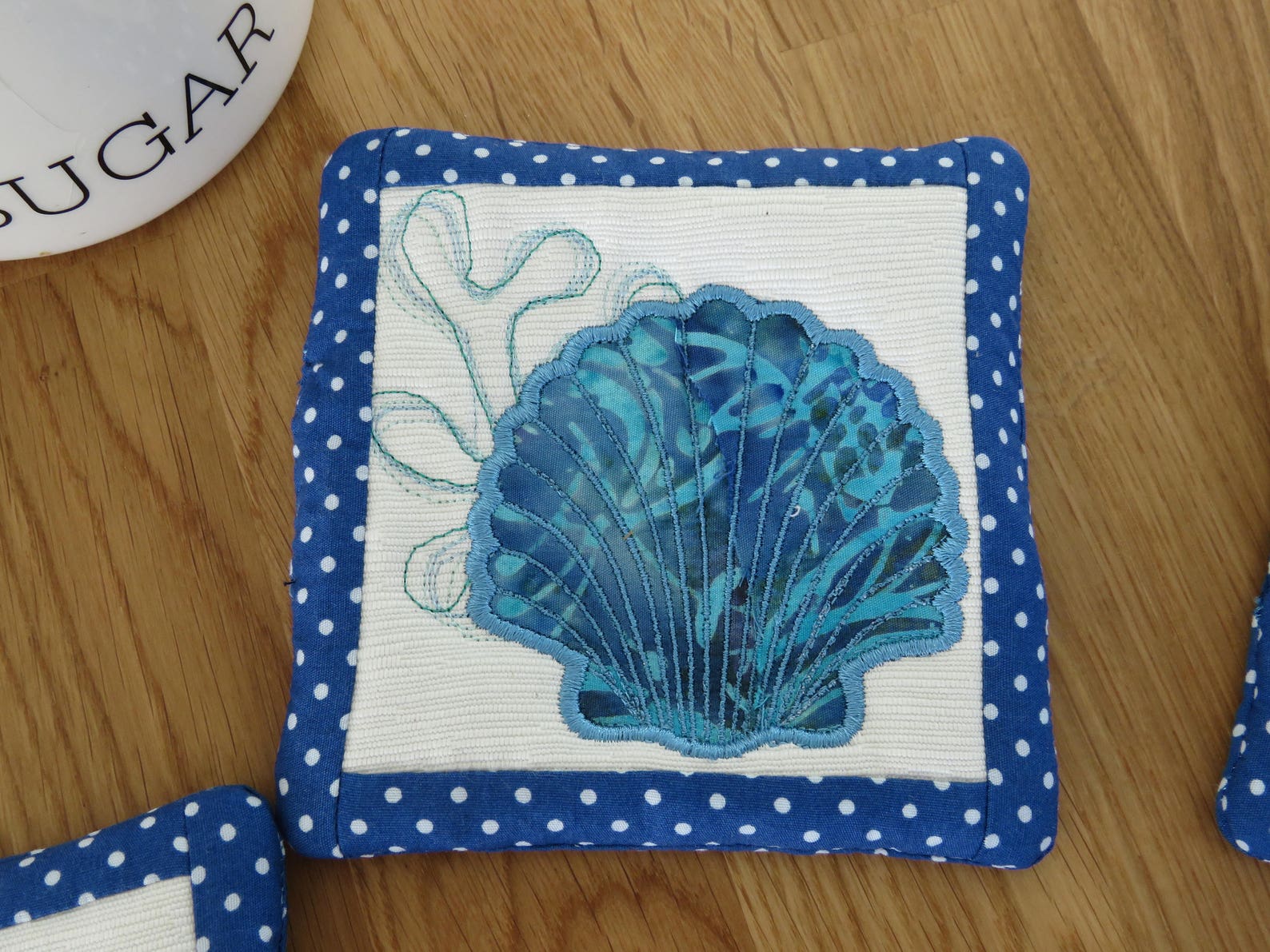 In the Hoop Coasters Pack 4 Designs ITH Summer Project | Etsy