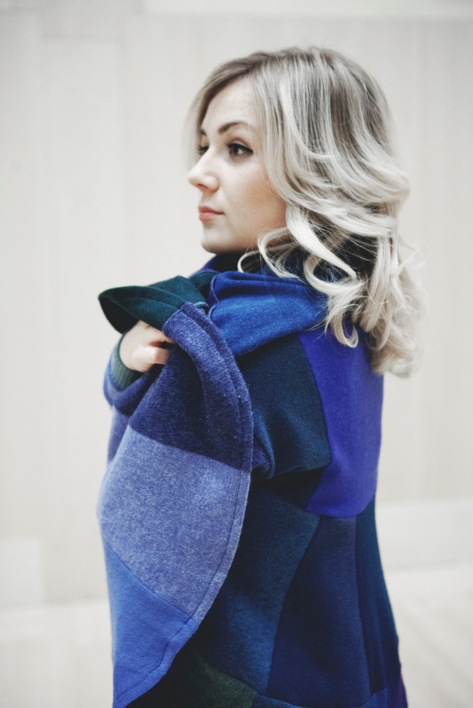 100% Cashmere Wool Hooded Spring Sweater Perfect Cashmere Circle ...