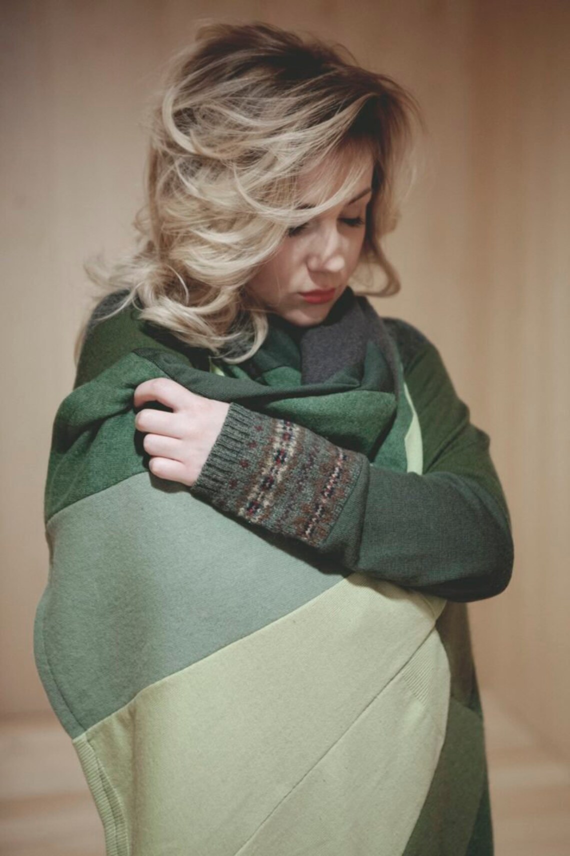 Cardigan Woman THE DARK FOREST Handmade Upcycled Clothing by - Etsy